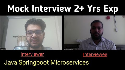 Java Springboot Mock Interviews - YouTube