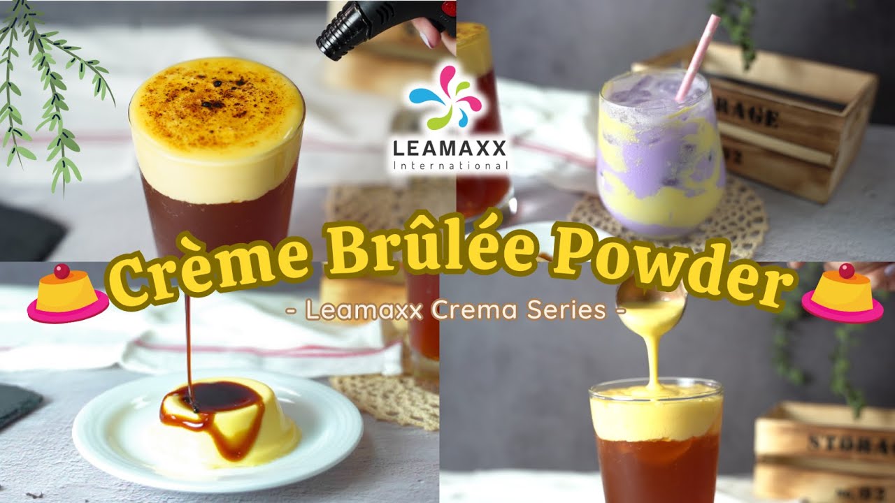 Crème Brûlée Powder | Elevate Your Drinks and Desserts with a ...