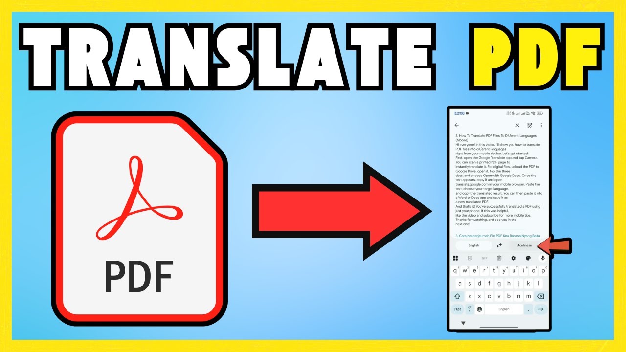 How To Translate PDF Files To Different Languages [NEW UPDATE] - YouTube