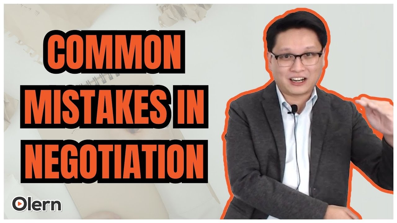 NEGOTIATION Skills | COMMON MISTAKES - YouTube