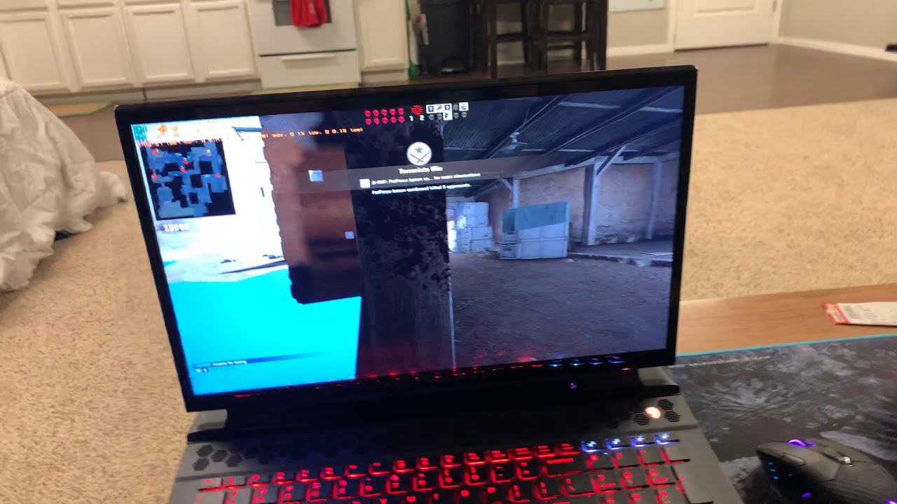 Alienware M17 R2 Gameplay CS:GO and Doom - YouTube