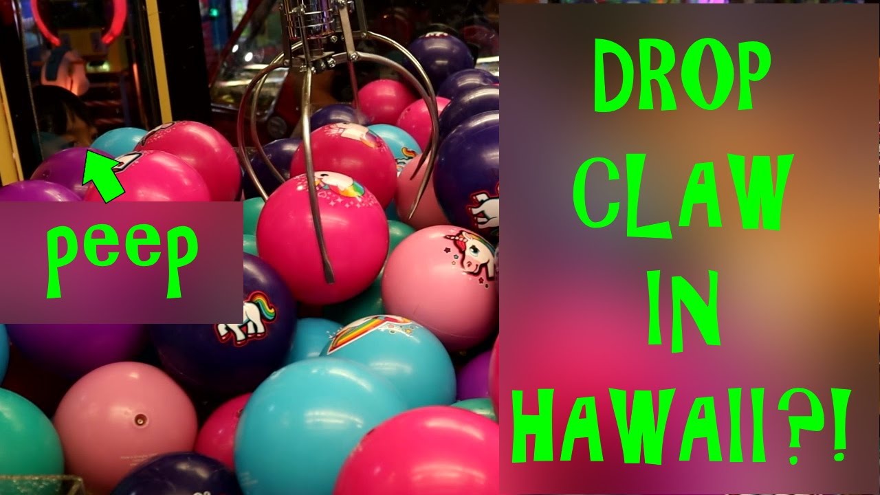 IS THIS THE ONLY DROP CLAW IN HAWAII?!? - YouTube