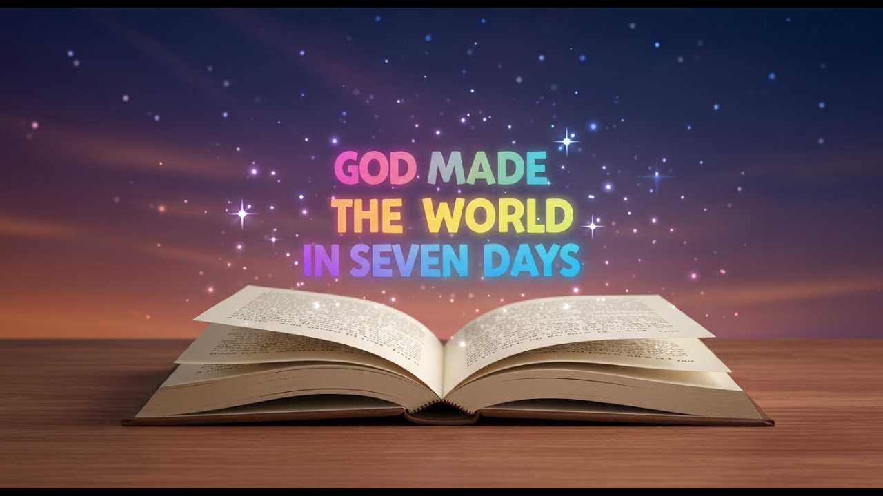 God Made the World in Seven Days | Kids Bible Song about Creation 🌍🎶🌈 ...