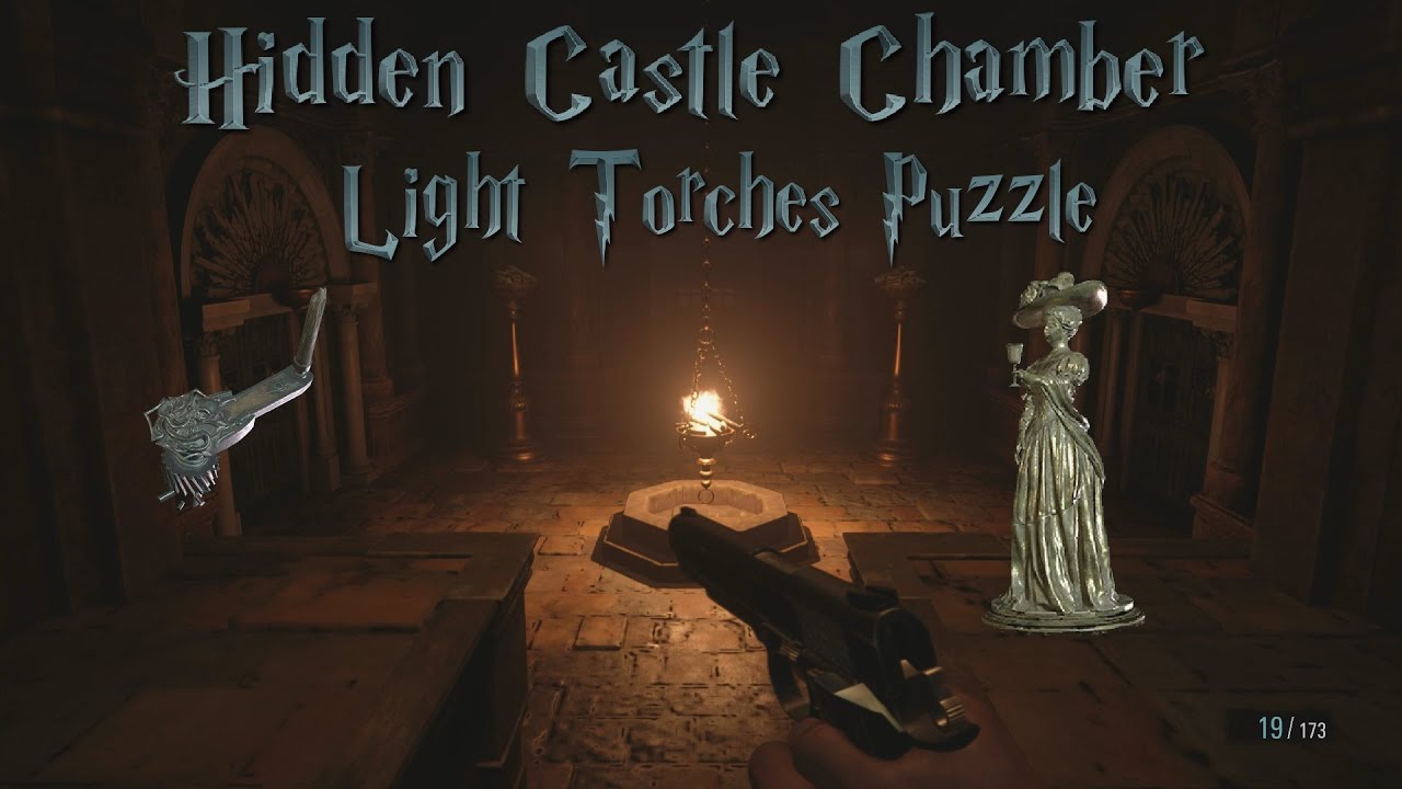 Resident Evil Village Hidden Castle Chamber Light Torches Puzzle Guide ...