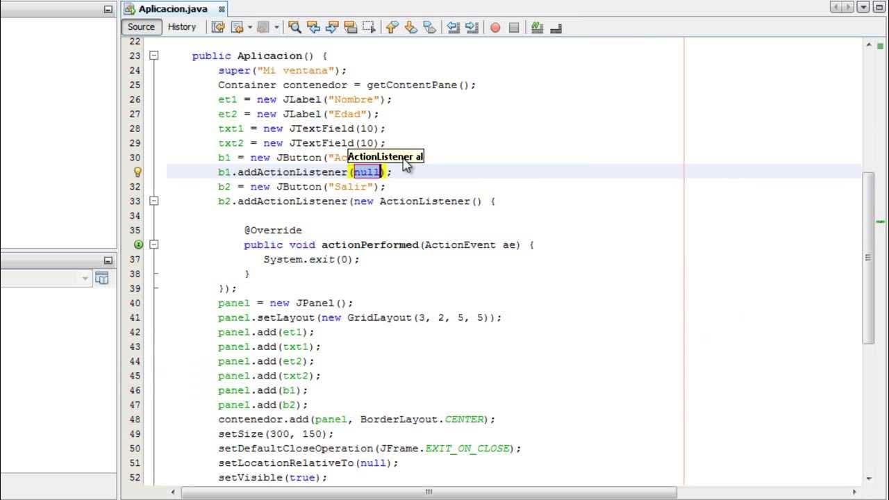 Como crear un JFrame a Codigo - YouTube