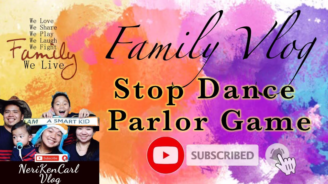 10/12 Family Celebration: Stop dance party game - YouTube