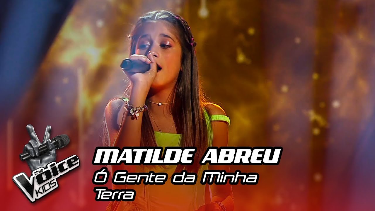 Matilde Abreu - "Ó Gente da Minha Terra" | 2.ª Gala | The Voice Kids ...