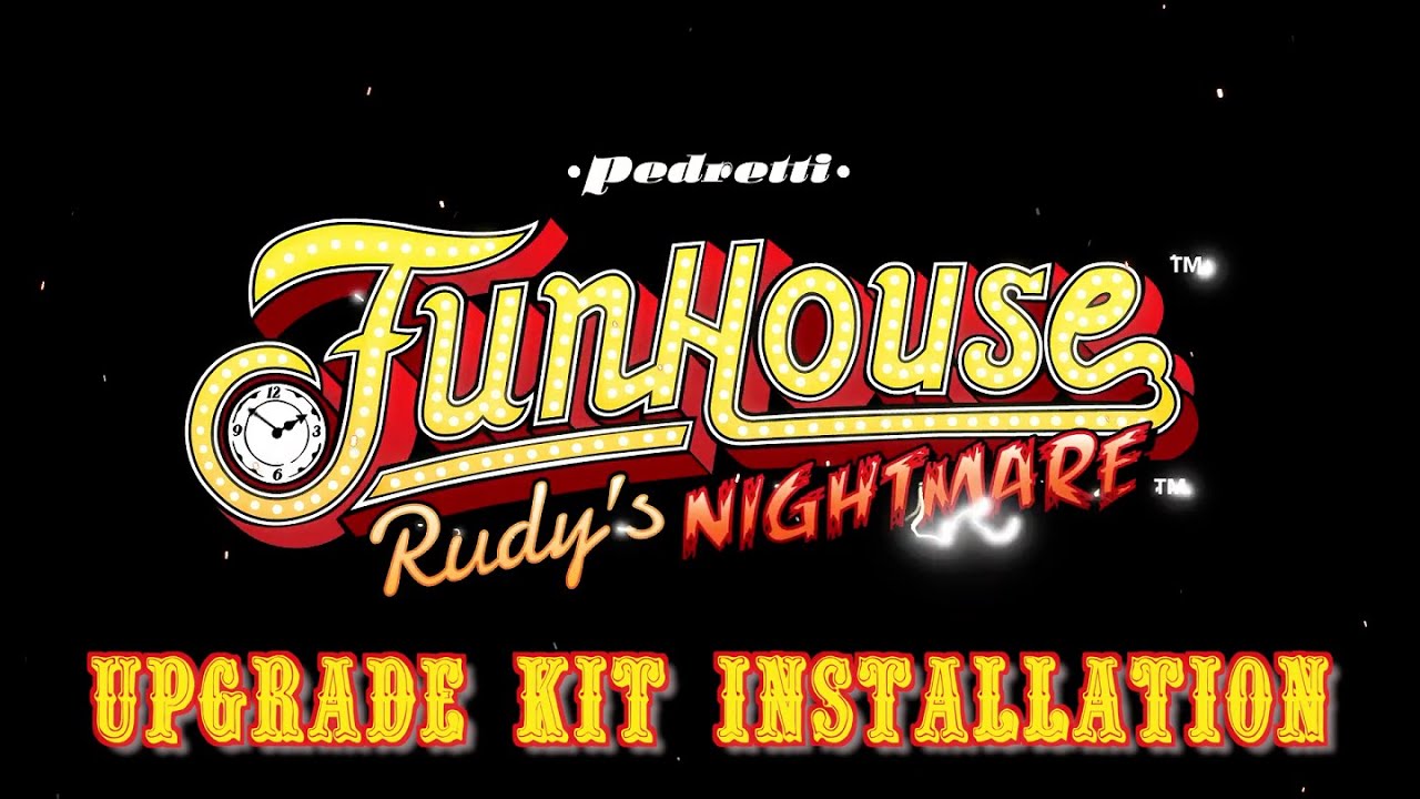 Funhouse Rudy's Nightmare Upgrade Kit Installation - YouTube
