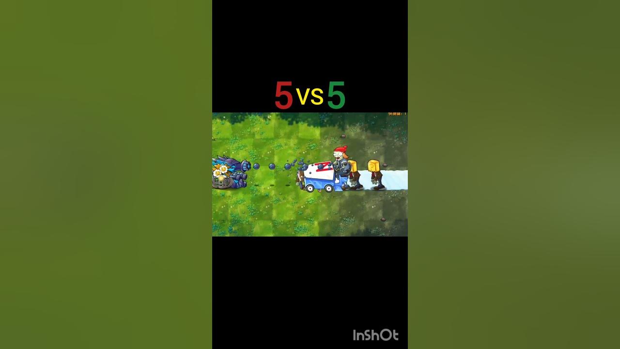 5 против 5. PVZ Fusion mod 2.2. - YouTube