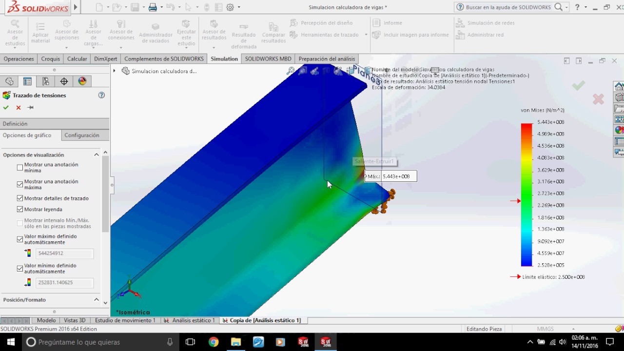 Tutorial SolidWorks: Calculadora de vigas - YouTube