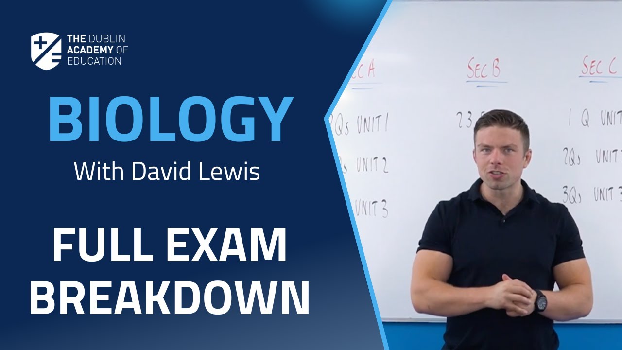 Leaving Cert Biology Exam Breakdown with David Lewis - YouTube