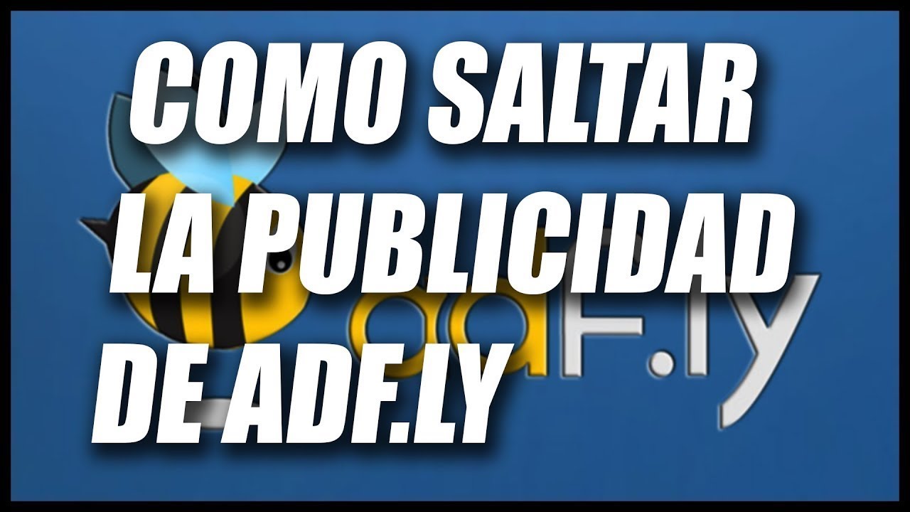 Como saltar la publicidad de adfly - YouTube