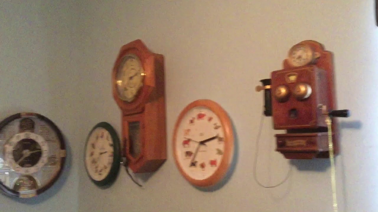 My clock collection 26 as August 13 2019 - YouTube