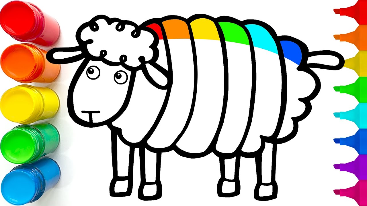 How to Draw a Cute Sheep | Easy Step by Step Drawing Animal Tutorial ...