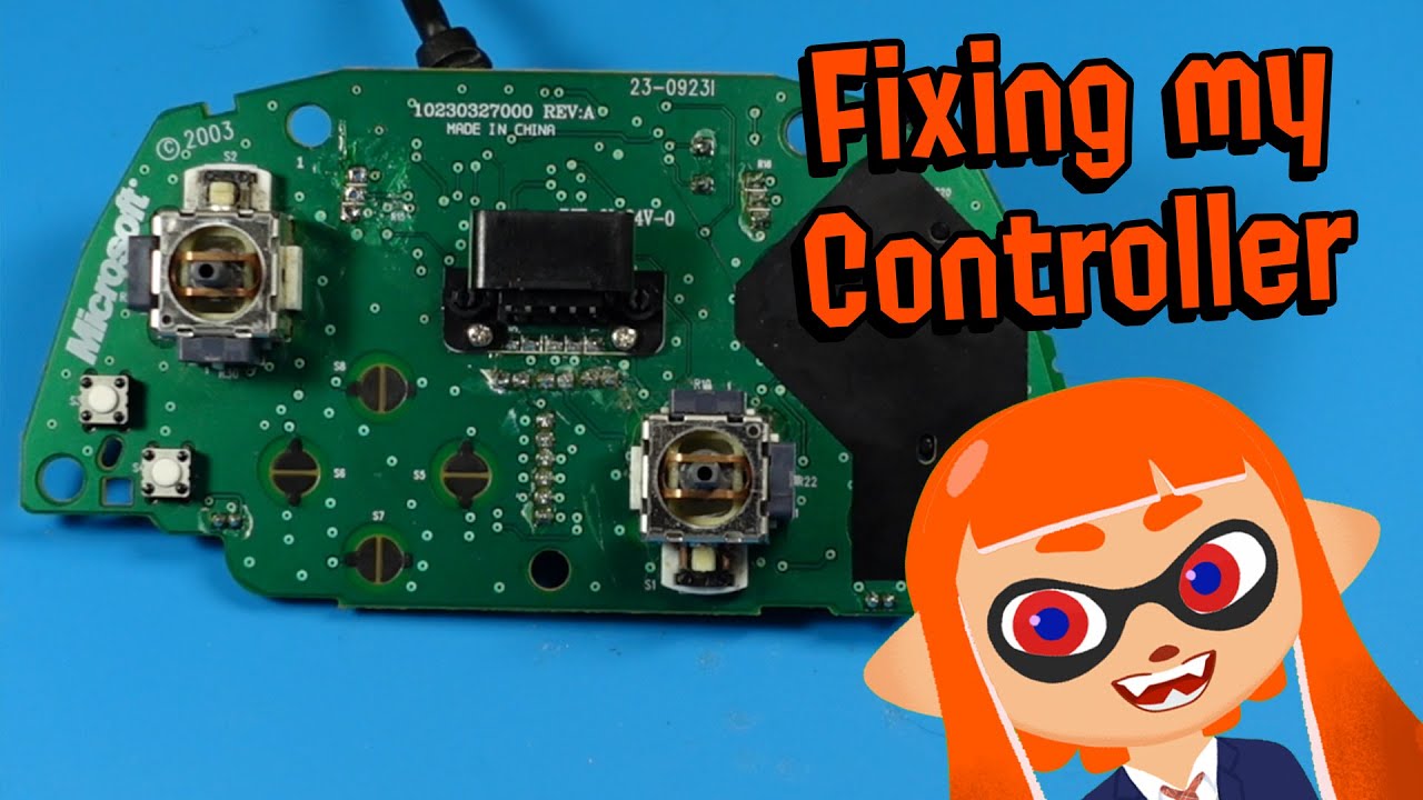 Replacing the Analog Sticks in my Xbox controller! (Soldering!) | Shell ...