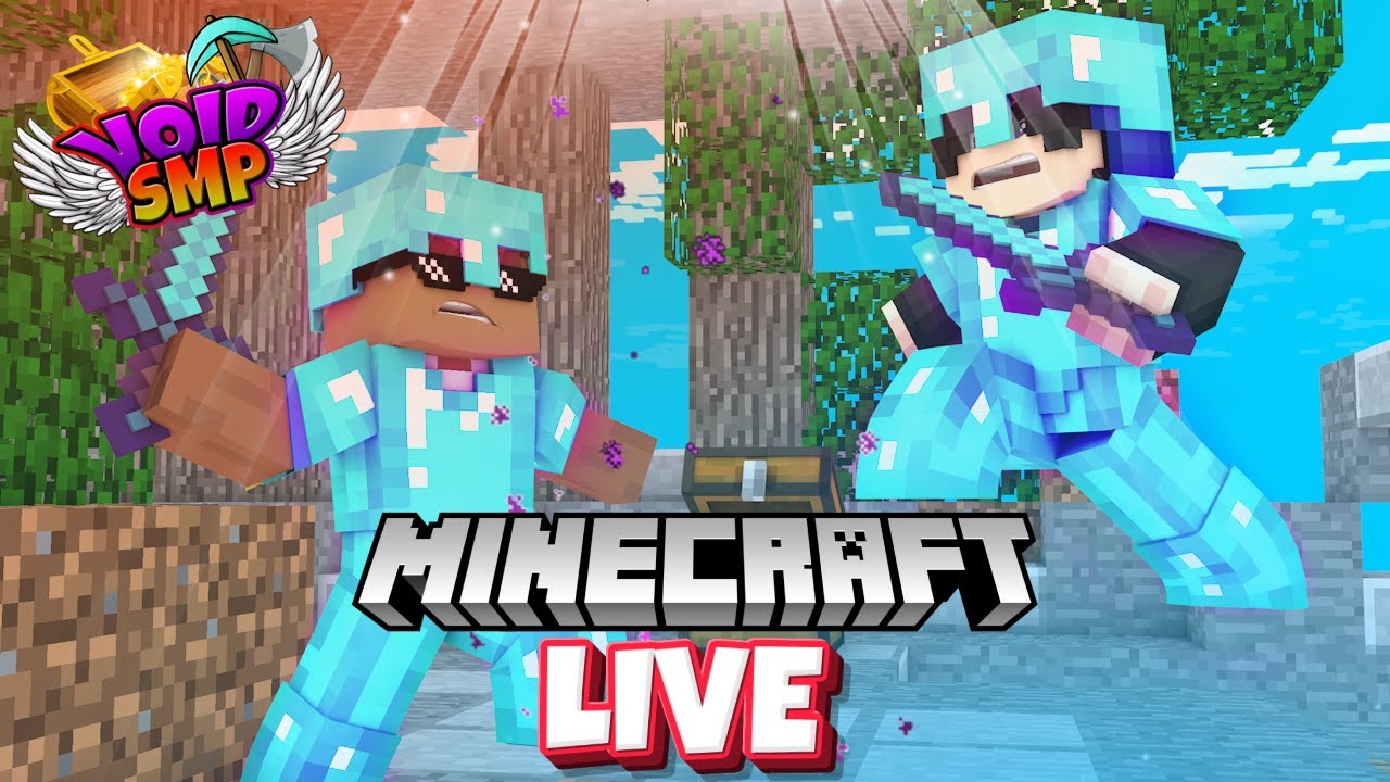 Minecraft SMP LIVE || PUBLIC SMP 24/7 JAVA + BEDROCK || 1 VS 1 PVP WITH ...