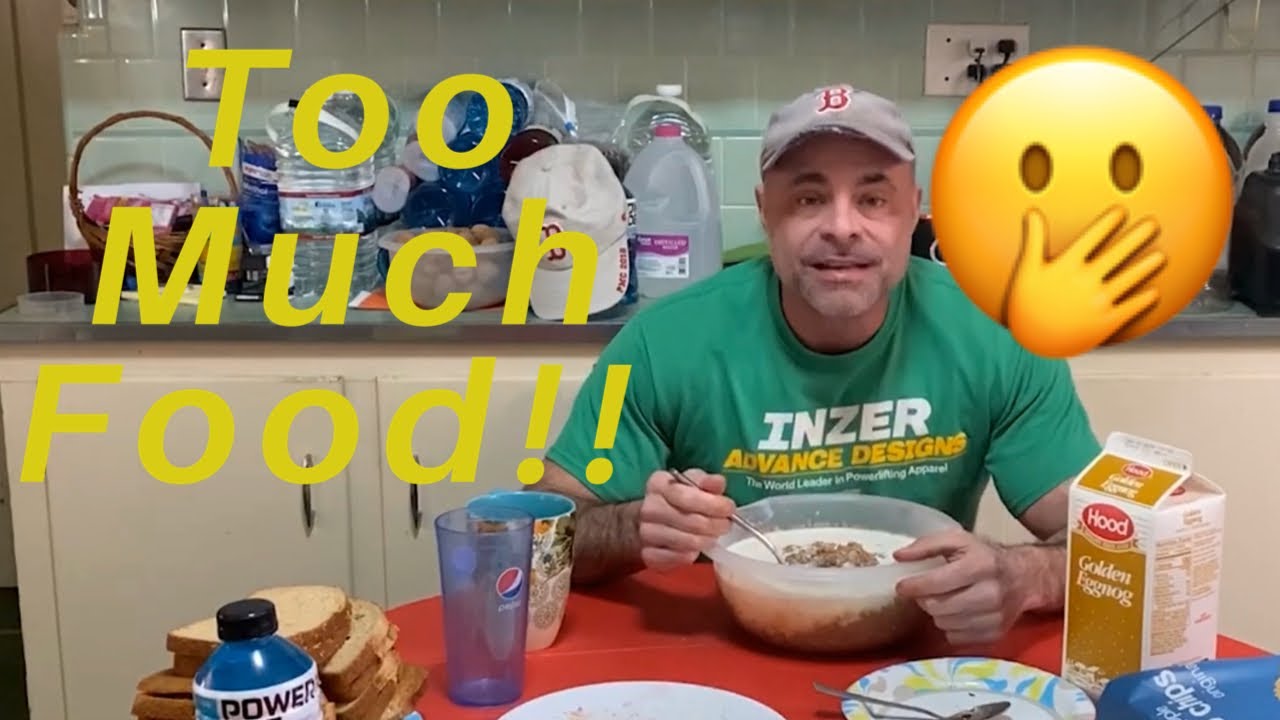 Too much food!|Breakfast, lunch and dinner challenge - YouTube