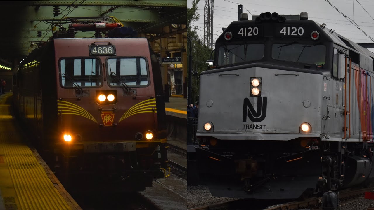 Riding the NJT 40th Anniversary Express from Newark Penn Station to Bay ...