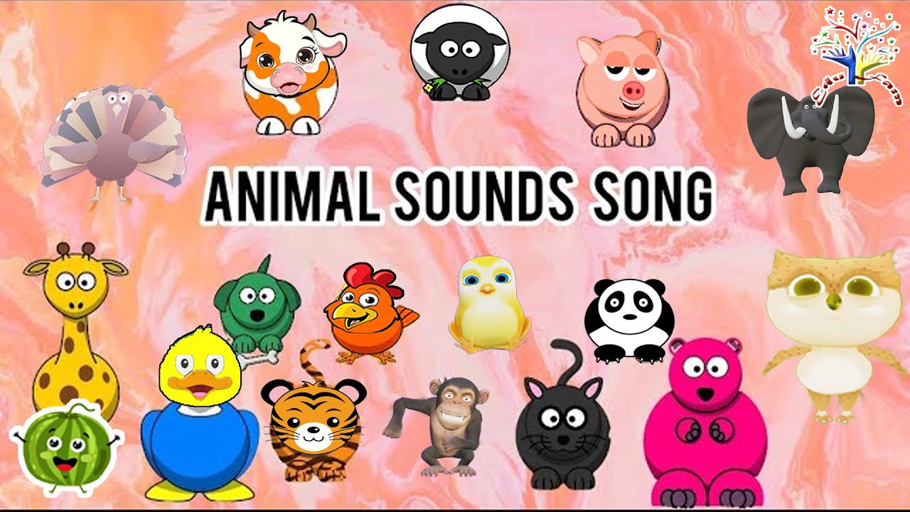 Animals Sounds Song AS43 | EduFam Nursery Rhymes & Kids Songs - YouTube