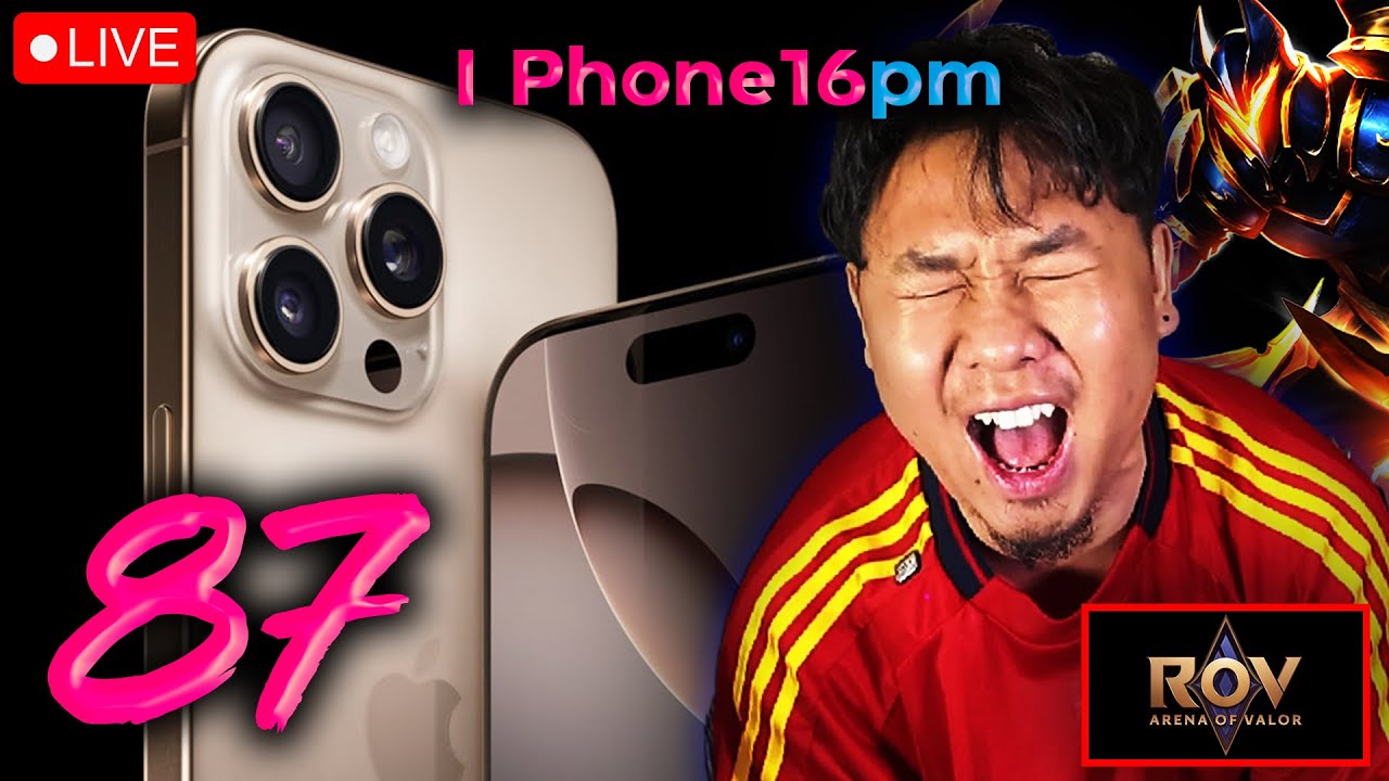 [ Live ] - เล่นด้วย Iphone16pm ครั้งแรกใน 87 ดาว โกๆๆ - YouTube