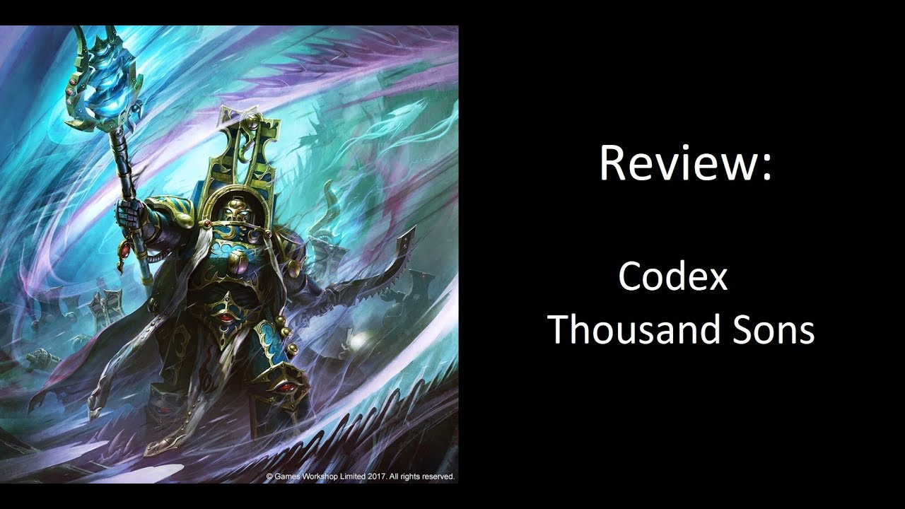 Review: Thousand Sons Codex 8th Edition NEW UNITS - YouTube