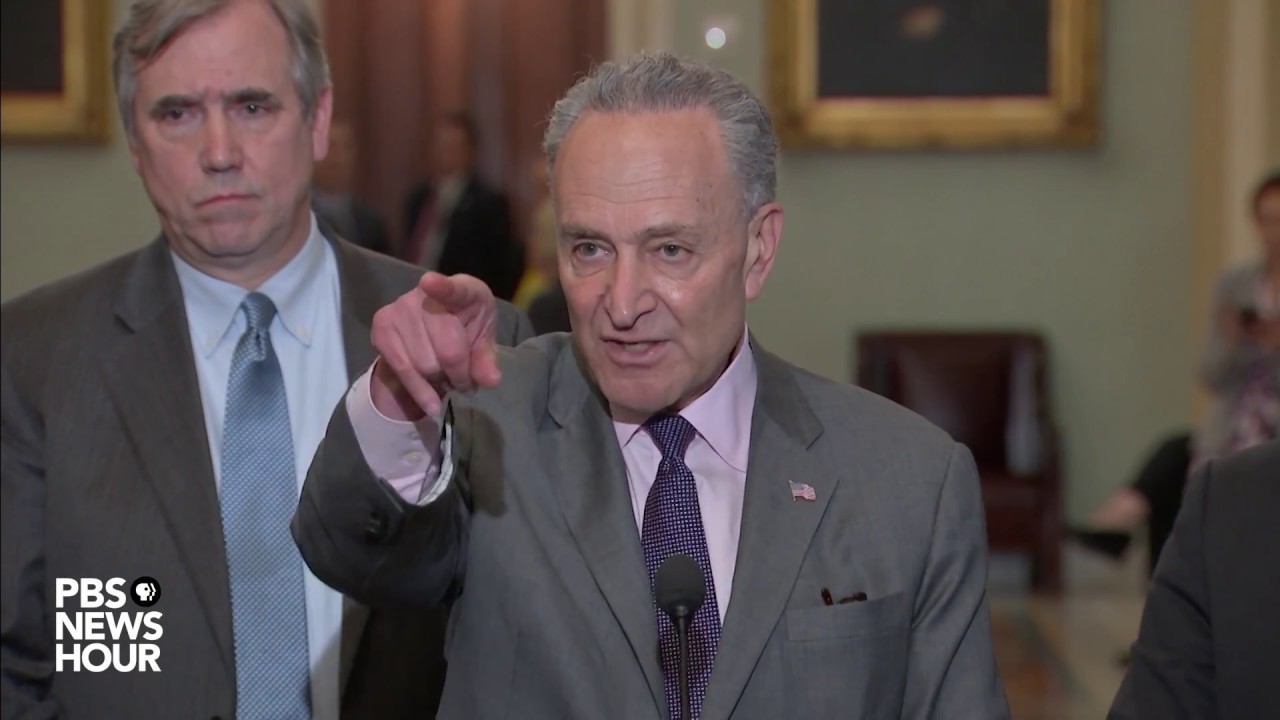 WATCH: Senate Democratic leaders speak to reporters following party ...