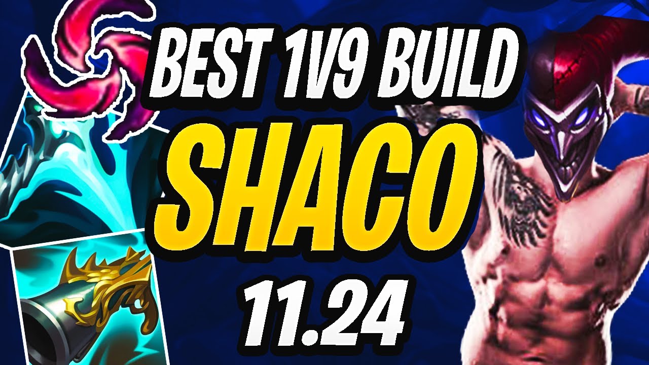 BEST 1V9 AD SHACO BUILD IN PRESEASON 12 | Grandmaster AD Shaco - YouTube