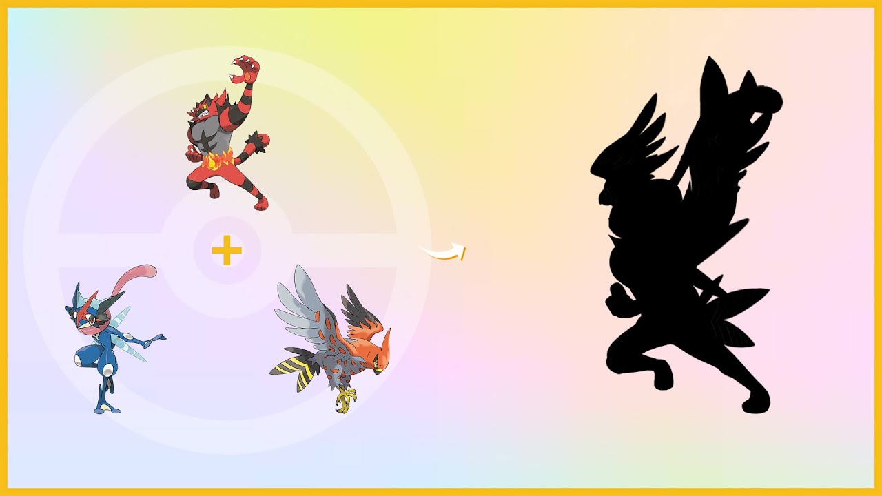 Pokemon Fusion | Incineroar + Greninja + Talonflame - YouTube