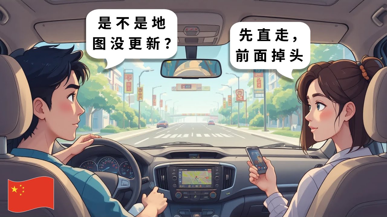 15 Minutes of Chinese Conversations for Beginners | On the road | HSK 1 ...