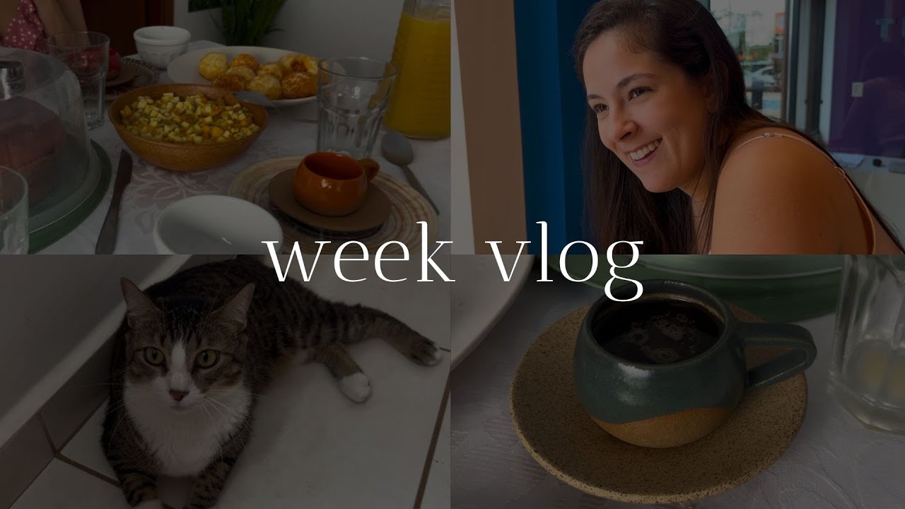 week vlog - última semana em Ribeirão, reflexões, choros e café com amigos - YouTube