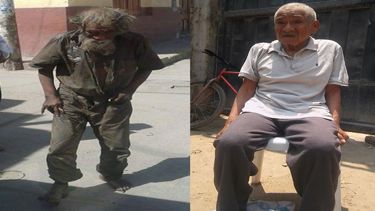 Increible Transformacion de un Indigente - YouTube