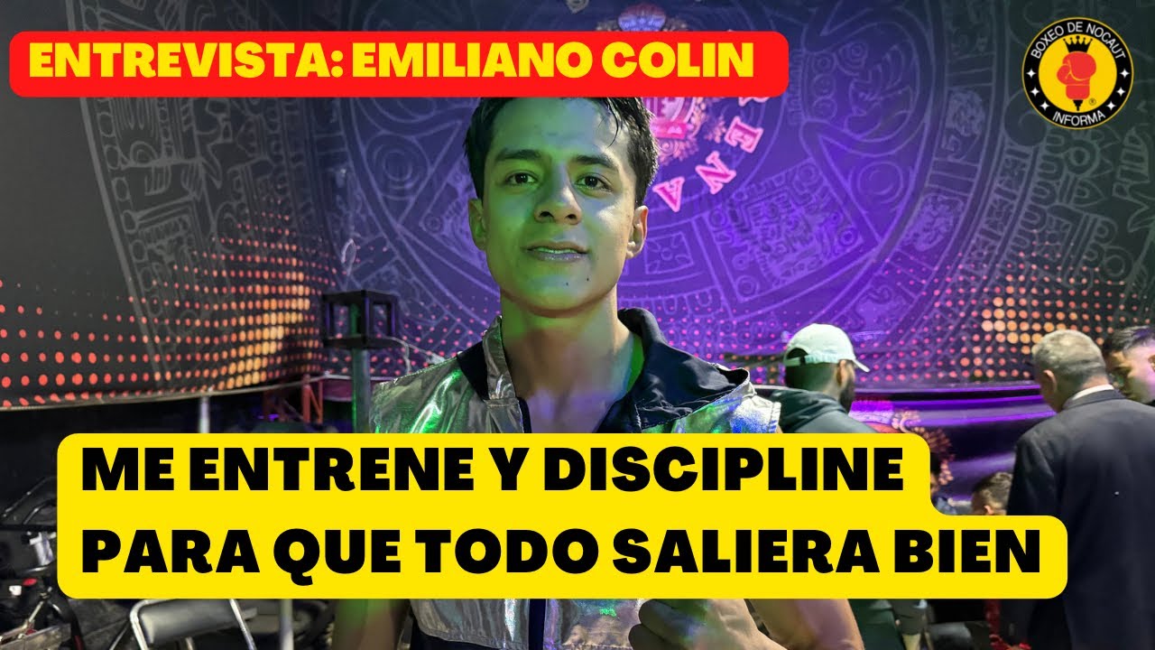 Emiliano Colin: Preferí no conocer a mi rival pero me llevé un triunfo ...