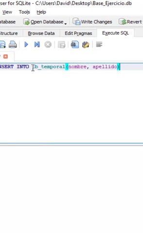 Insert into Select SQLite #sqlite #sql #basededatos - YouTube