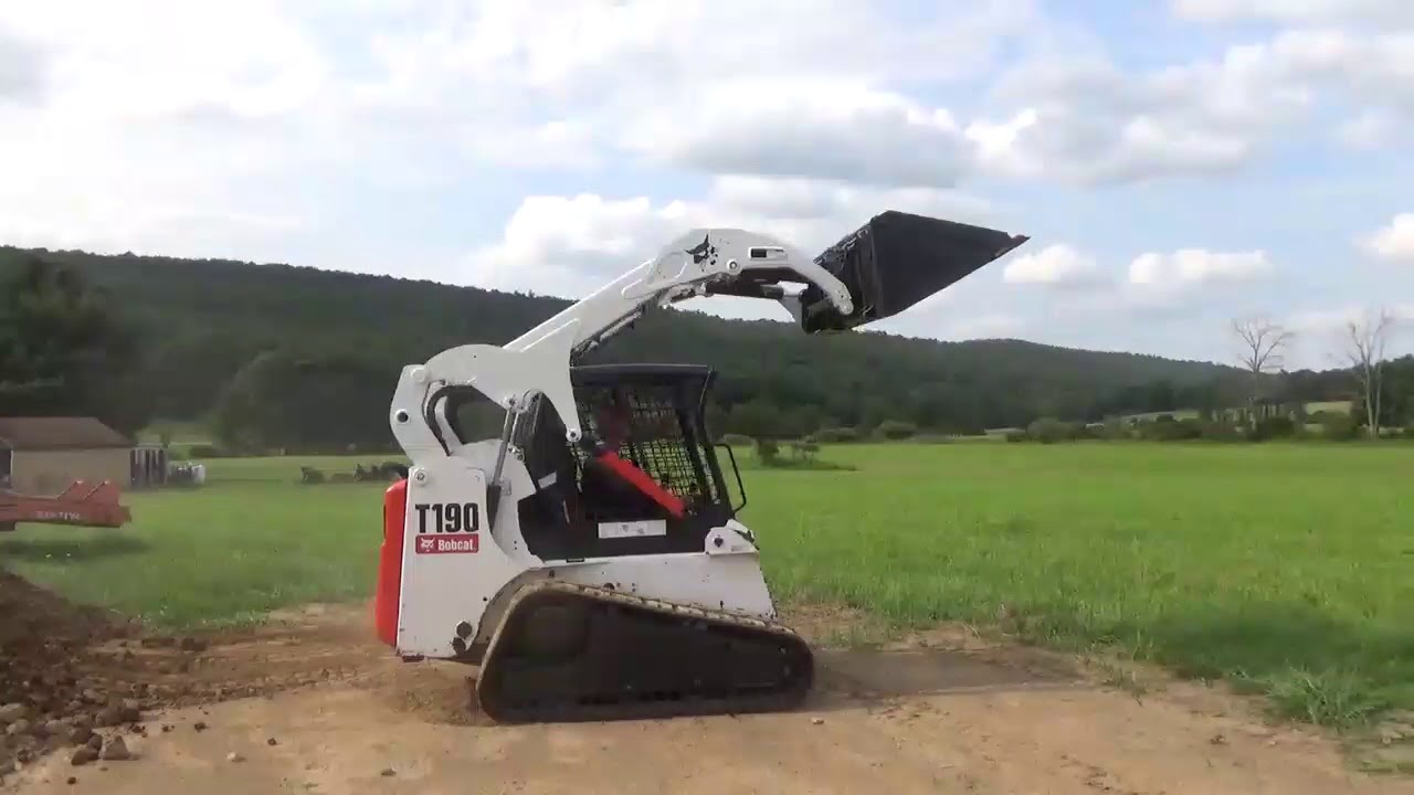 2005 Bobcat T190 Rubber Track Skid Steer Loader Kubota Turbo Diesel ...