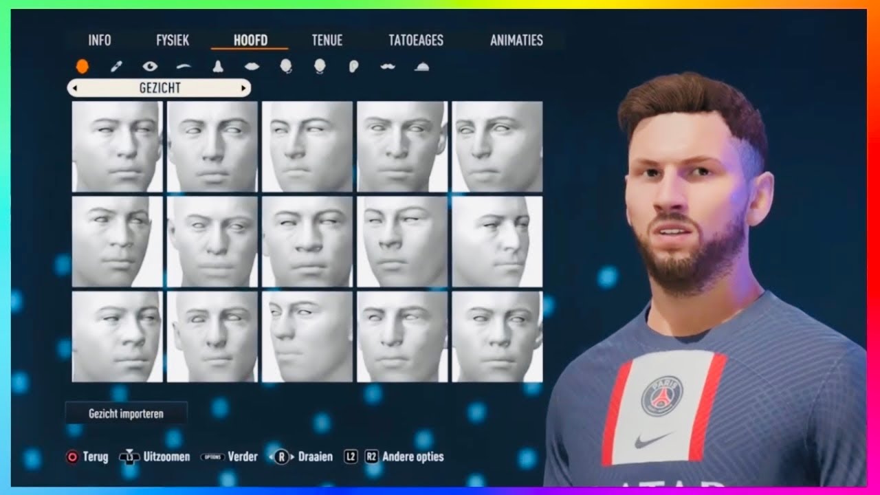 FIFA 23 - Pro clubs LIONEL MESSI Lookalike/Build - YouTube