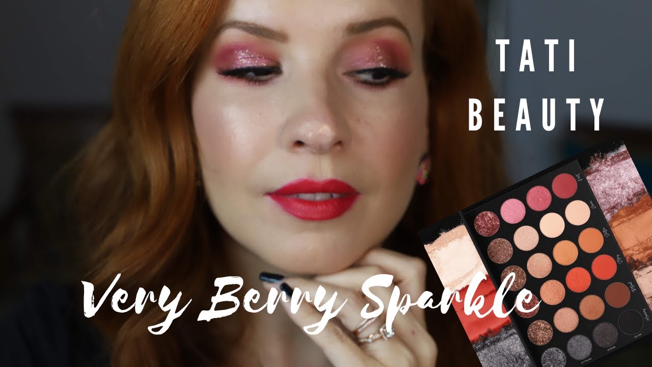 TATI BEAUTY VERY BERRY SPARKLE MAKEUP LOOK - YouTube