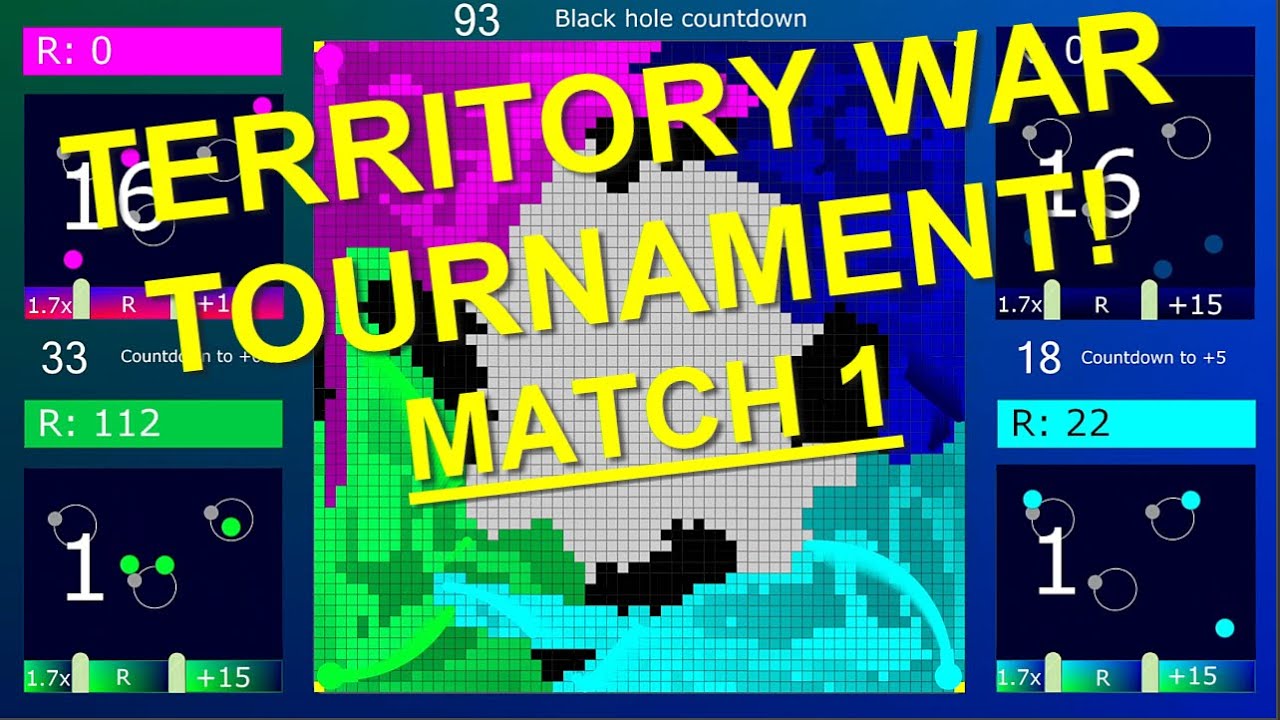 Territory War - Color Tournament! - Match 1 - YouTube
