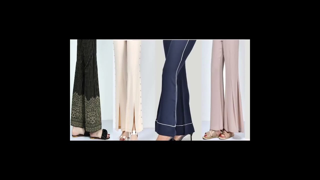Bell bottom trouser design | latest designing ideas pant trouser ...