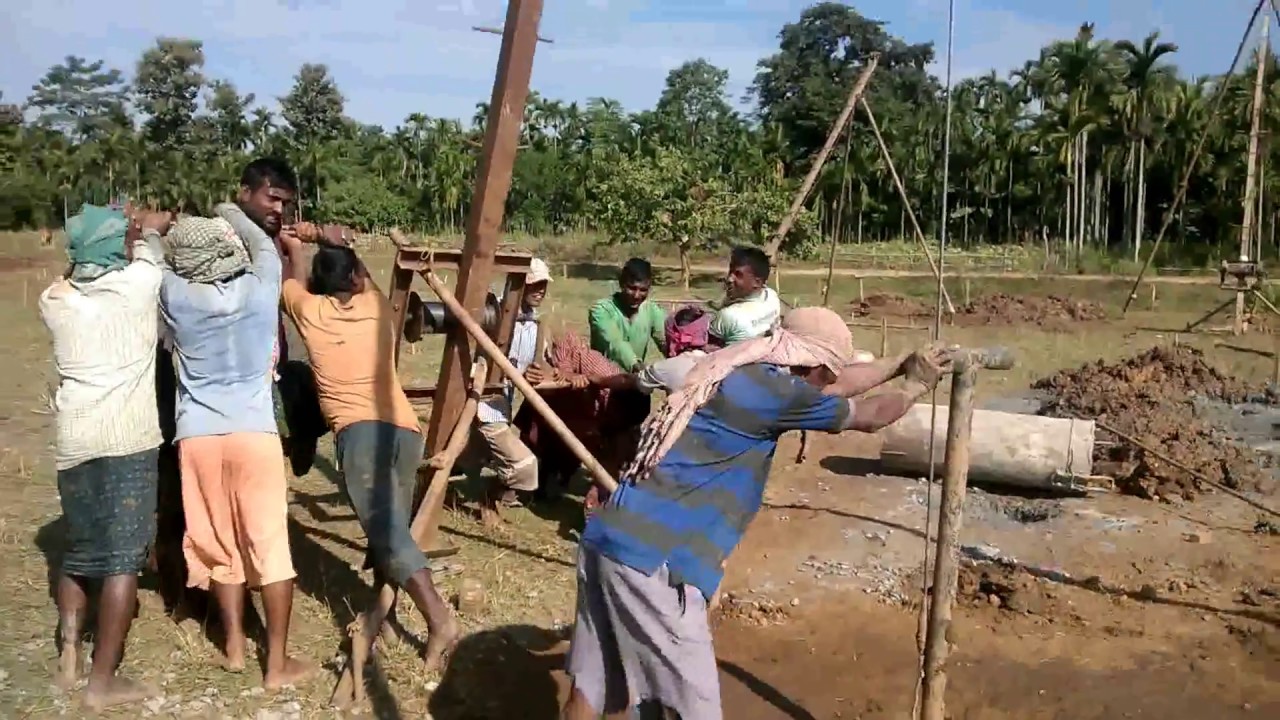 FUNNY PILE FOUNDATION WORK - YouTube