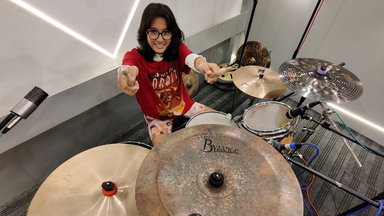 Simanta Choudhury drum students Ridhaani Sarmah - Red Hot Chili Peppers ...