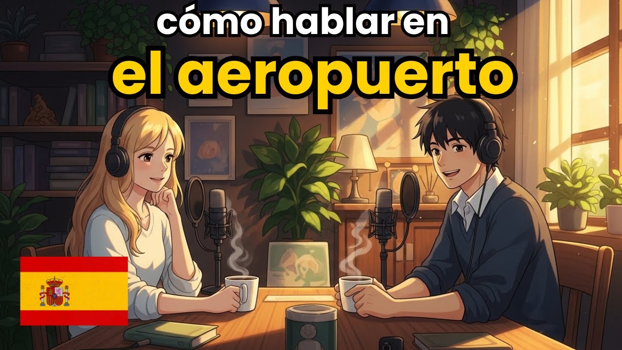 Learn Spanish: Spanish at the Airport | Easy Conversation for Beginners ...
