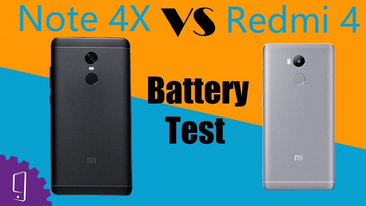 Xiaomi Redmi Note 4X and Xiaomi Redmi 4 Battery Test - YouTube