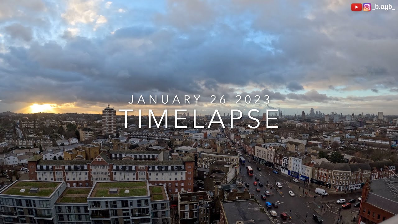 [4k] January 26, 2023 London | Timelapse | @walkxtravel - YouTube