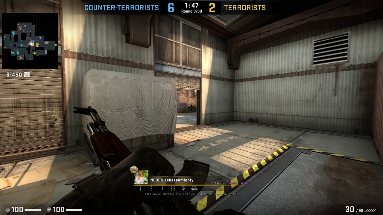 Counter strike Global Offensive fin popflash hehe - YouTube