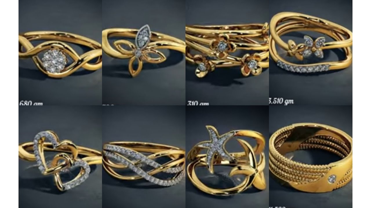 gold ring designs #2023@ ashmeera designing ideas # sone ki ring ki new ...