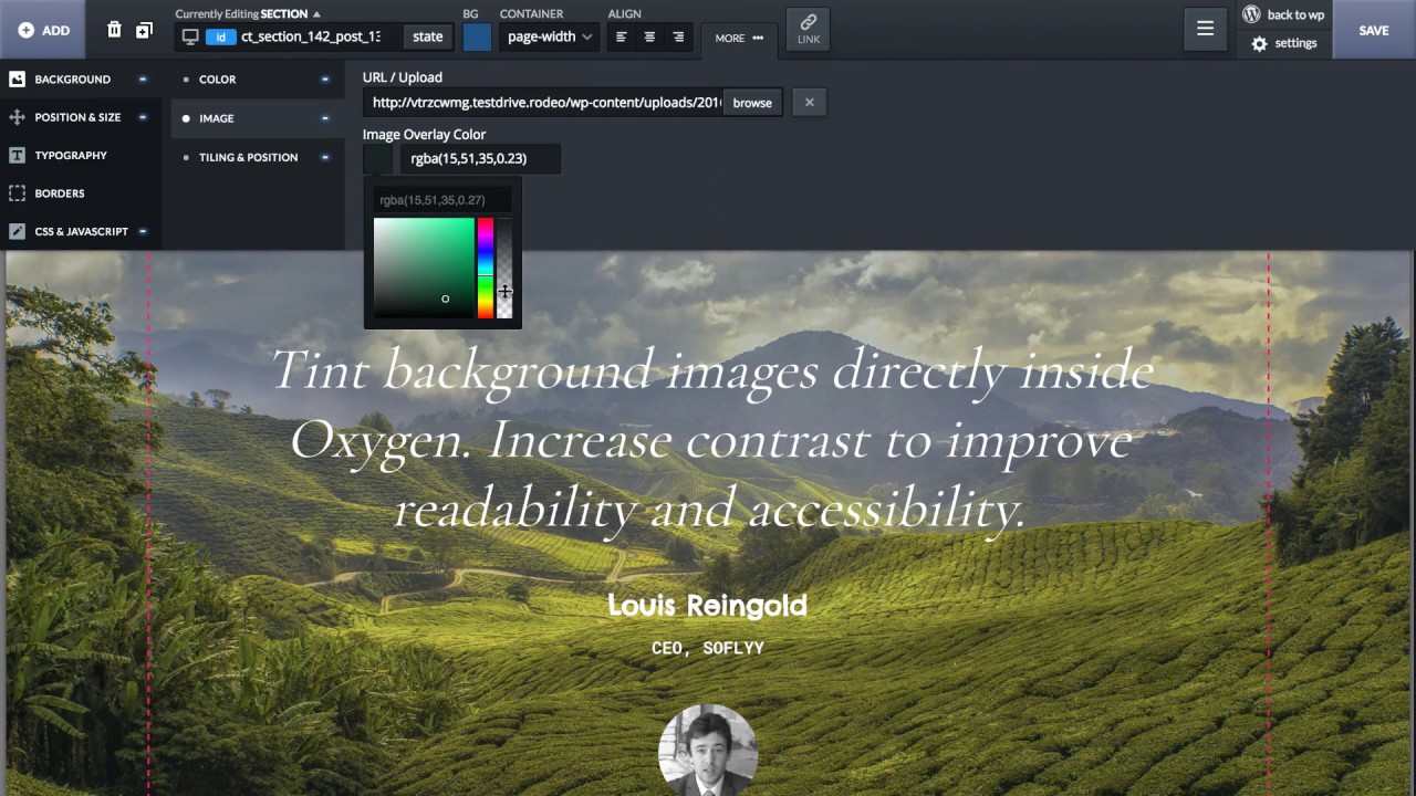 Oxygen - Visual Website Design, Inside WordPress - YouTube
