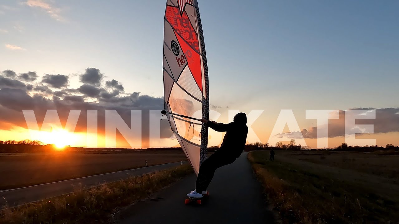 Sun downer WINDSKATING session in Howacht | kooks on the water - YouTube