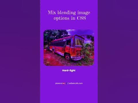 Image blending CSS - YouTube