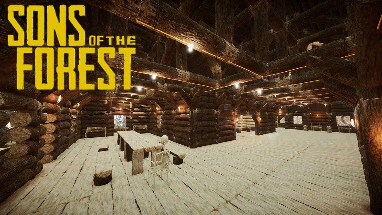 Setting Lights Up In The Base! (Sons Of The Forest) - YouTube