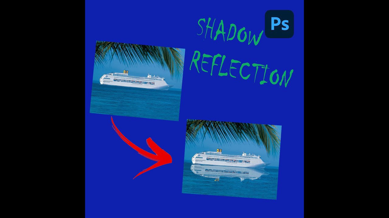 shadow reflection||how to make shadow reflection in 1 minute - YouTube